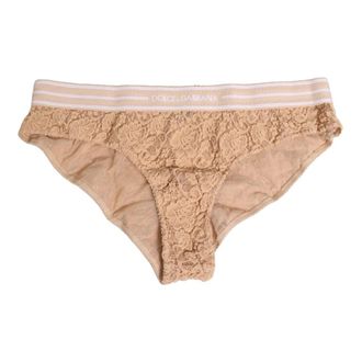 Dolce & Gabbana High-waist Brief - - Underwear - Damen - Beige - XS