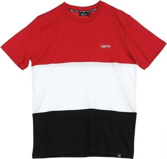 Dolly Noire Homme, Tops, Multicolore, Taille: XL T-shirt Jimmy Rouge/Blanc/Noir