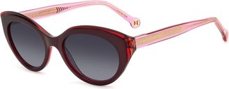 Carolina Herrera Brille HER 0250/S Gr&ouml;&szlig;e 52-19 mm Burgundy Rosa