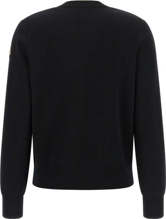 Moncler Hybrid Quilted Wool Cardigan - Black