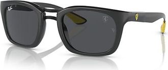 Ray-Ban Rb8362m Scuderia Ferrari Collection Sonnenbrillen Carbon Dunkel Fassung Grau Glas 53-25