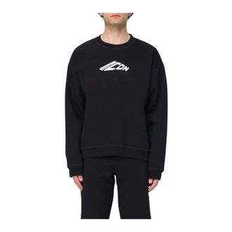 Dsquared2 Homme, Sweatshirts et sweats à capuche, Noir, Taille: S SweaT-shirt noir Icon Crew Neck