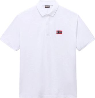 Napapijri Homme, Tops, Blanc, Taille: L Ebea Polo