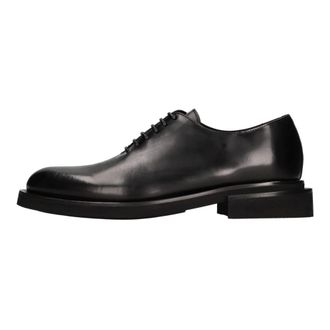 Les Hommes Schn&uuml;rschuhe aus Leder - - Shoes - Herren - Schwarzk - 44 EU