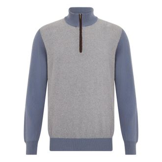 Fedeli Herren, Strickwaren, Blau, LGr&ouml;&szlig;e