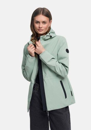 Marikoo Outdoorjacke Katzilein Leichte &Uuml;bergangsjacke mit Kapuze und Kordelzug