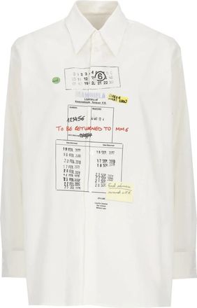 Maison Margiela Femme, Blouses et Chemises, Blanc, Taille: 32 FR Cotton Shirt