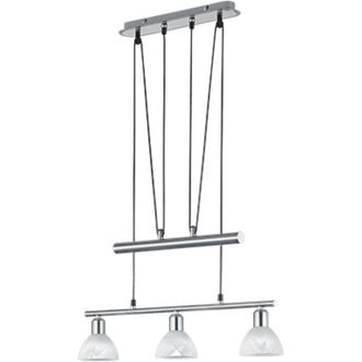 Trio Suspension led 3xe14 49w 3x470lm 3000k - hauteur reglable 95 160 cm - trio - levisto 9891765 9891765 9891765