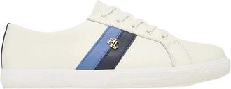 Ralph Lauren Femme, Chaussures, Blanc, Taille: 37 EU Janson Baskets