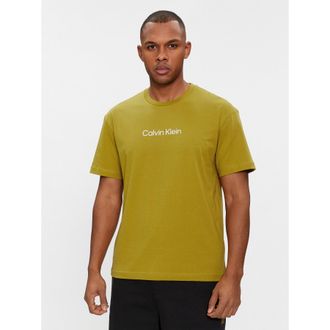 Calvin Klein T-Shirt Hero K10K111346 Gr&uuml;n Regular Fit