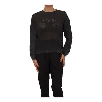 Liu Jo Damen, Strickwaren, Schwarzk, SGr&ouml;&szlig;e