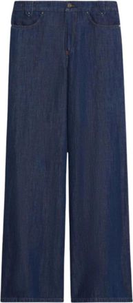 iBlues Femme, Jeans, Bleu, Taille: 40 FR Wide Jeans