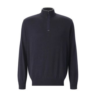 Paul & Shark Zip Rollkragenpullover - - Knitwear - Herren - Blau - L
