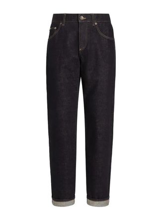 Dolce & Gabbana Jean Droit - Bleu Fonc&eacute;