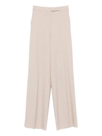 Max Mara palazzo wool pants - Nude