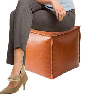 Generic Ottoman-Sitz, Fu&szlig;hocker, w&uuml;rfelf&ouml;rmige Sitze, kleiner Fu&szlig;hocker mit Stauraum, weicher Sitz, bef&uuml;llbare Aufbewahrung, Fu&szlig;hocker, faltbarer Spielzeug-Ko