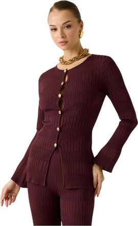 Marciano Femme, Pulls, Rouge, Taille: 36 FR Janet Ribbed Top