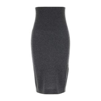 Stella McCartney Woll-Bleistiftrock - - Skirts - Damen - Grau - S