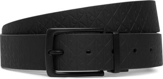 Calvin Klein G&uuml;rtel Calvin Klein Pin Buckle Rbr Aop 35Mm Adj/Rev LV04D7135G Schwarz