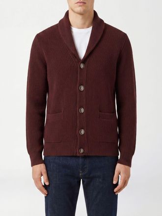Brunello Cucinelli Herren-Cardigan aus Baumwolle mit Schalkragen und Kn&ouml;pfen