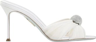 Aquazzura Femme, Chaussures, Blanc, Taille: 36 EU Heeled Mule