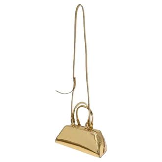 Givenchy Pre-owned Mini Antigona East-West Henkeltasche aus metallisch goldenem Leder - - Pre-owned - Damen - Gelb - ONE SIZE