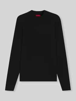 HUGO BOSS Regular Fit Pullover aus Viskose-Mix Modell San Marc-CV