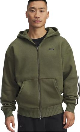 Under Armour Homme, Sweatshirts et sweats &agrave; capuche, Vert, Taille: L Icon Fleece Full-Zip Sweat &agrave; capuche