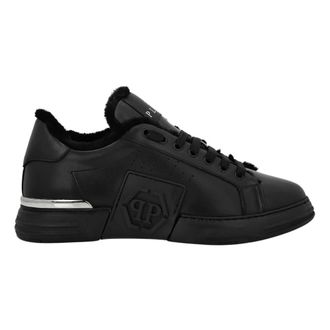 Philipp Plein unisex, Chaussures, Noir, Taille: 36 EU Low-Top Baskets Hexagon