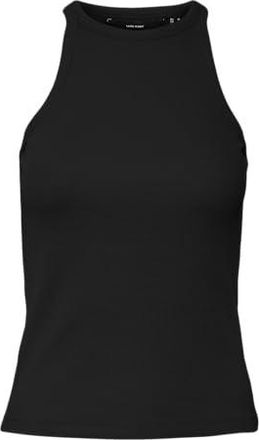 Vero Moda Femme Vmchloe JRS Noos Débardeur Court T-Shirt, Noir, M EU