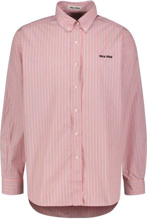 Miu Miu Damen Bluse aus Popeline