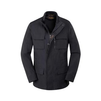 Moorer Homme, Vestes, Bleu, Taille: 2XL Manolo-Kn Field Jacket