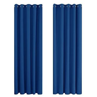 Deconovo Rideau Occultant Thermiques Anti Froid, Double Rideau Isolant Anti-Bruit, &Eacute;conomie d&Eacute;nergie, Id&eacute;al pour Chambre et Salon, 168X229 CM (Largeur X Hauteu