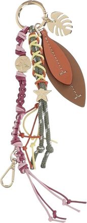 Cuba Lab Femme, Accessoires, Multicolore, Taille: ONE Size Porte-cl&eacute;s en cuir et tissu