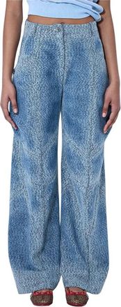 Kiko Kostadinov Kiko Kostadinov, Femme, Pantalons, Bleu, Taille: 40 FR Centennial Denim Pants