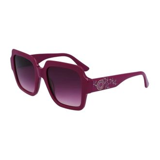 Karl Lagerfeld Femme, Accessoires, Violet, Taille: ONE Size Lunettes de soleil en ac&eacute;tate avec filtre 3