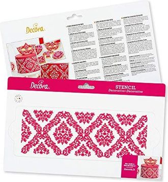 Decora 9271010 Schablone Damask 10X30CM