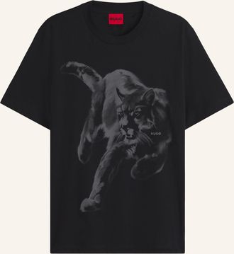 HUGO BOSS Hugo T-Shirt Daffilo Regular Fit schwarz