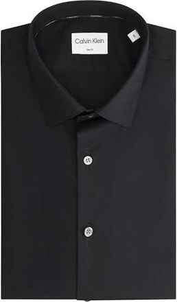 Calvin Klein Slim Esntl Poplin Nos STR SLD Chemises habill&eacute;es, Noir (Noir), 44 Homme