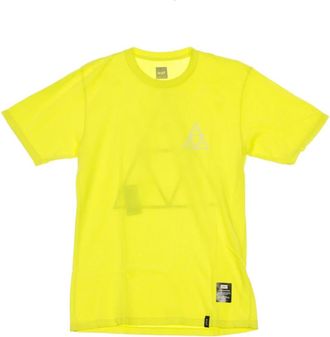 HUF Aurora Yellow T-Shirt Essentials - - Tops - Herren - Gelb - XL