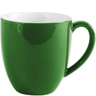 Kahla Pronto Colore Kaffeebecher 0,53 l XL smaragd green|dunkelgr&uuml;ne gro&szlig;e Kaffeetasse aus Porzellan