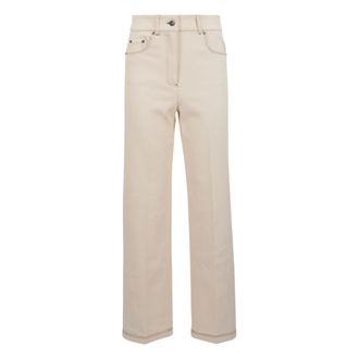 Max Mara Femme, Pantalons, Beige, Taille: 36 FR Wide Pantalons