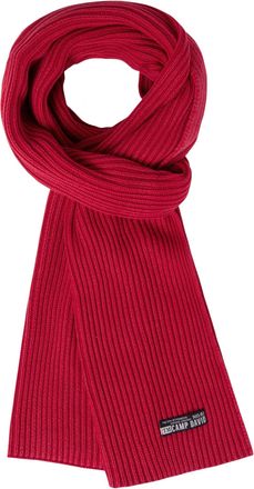 Camp David Herren Rippstrickschal Stone Washed Royal Red, None