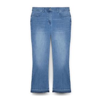 Fiorella Rubino Cropped Jeans - - Jeans - Damen - Blau - XL