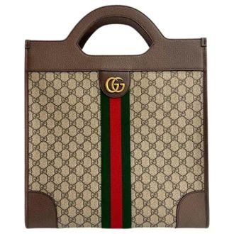 Gucci Sac Tote Vintage Pre-owned - Femme - Pre-owned - Brun - Taille: ONE Size