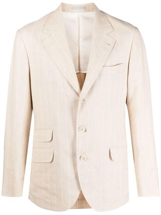 Brunello Cucinelli blazer &agrave; simple boutonnage - Tons neutres