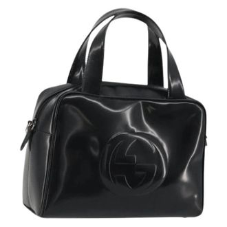 Gucci Pre-owned Patent Leather Hand Bag - - Pre-owned - Damen - Schwarzk - ONE SIZE
