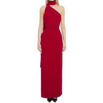 Solace London Demi Maxi Dress - Femme - Robes - Rouge - Taille: 38 FR