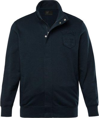 JP1880 Fleecejacke Sweatjacke FLEXNAMIC Bauchfit Badges Tall