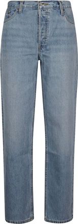 Re/Done Femme, Jeans, Bleu, Taille: W26 Jean Coupe Droite Longue